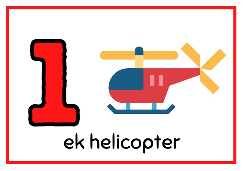 Punjabi Counting, Punjabi Numbers Workbook, Learn 1 to 20, Montessori ...