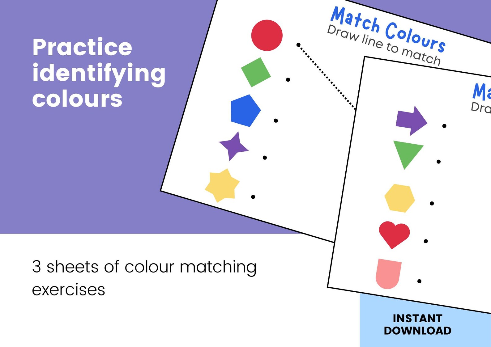 Punjabi Colors Flashcards for Kids | Educational Digital Download ...