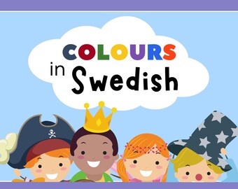 Czech Colors Flashcards for Kids Educational Digital Download Learn ...