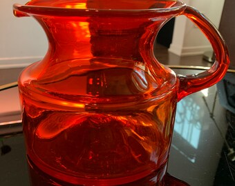 Large Blenko Pitcher - Etsy