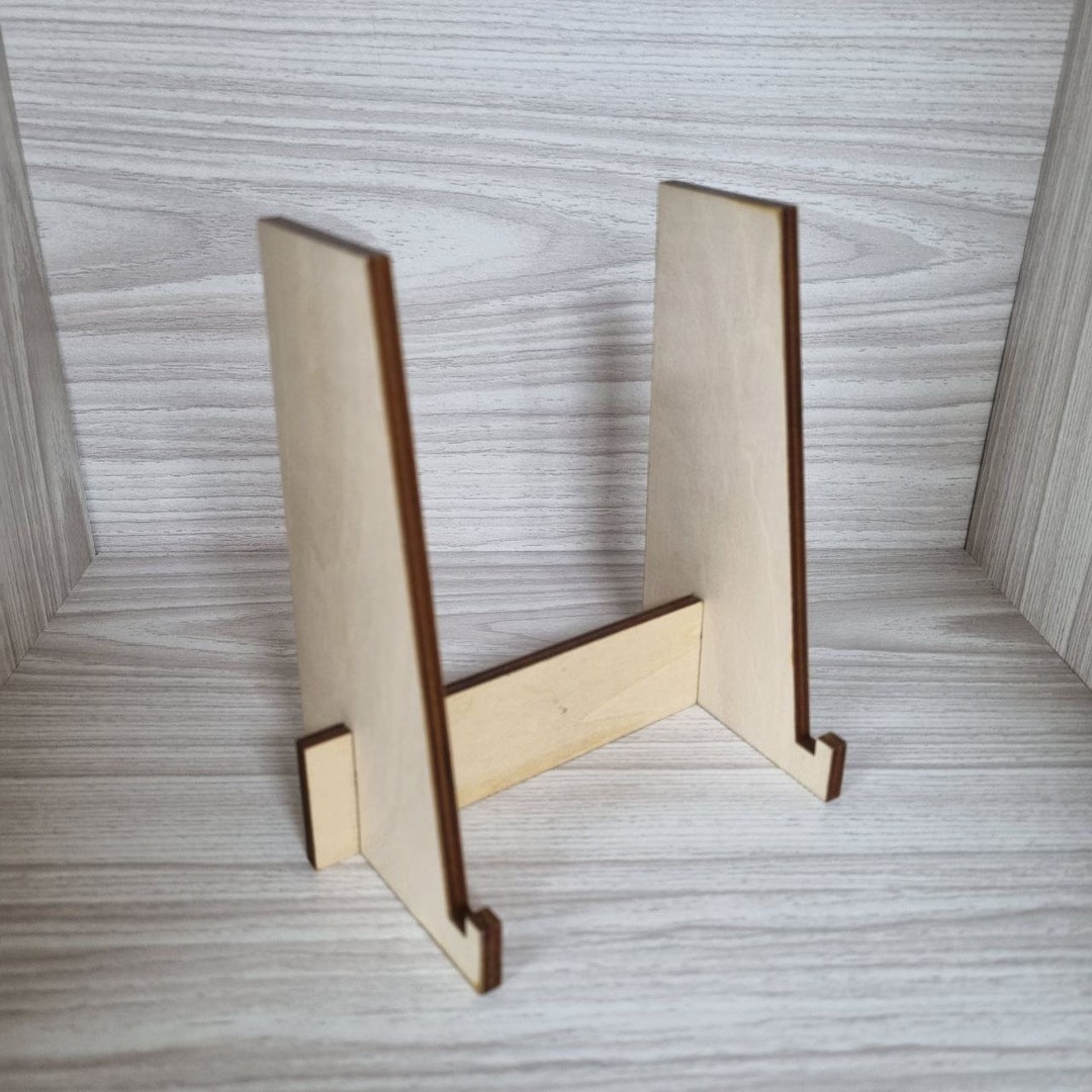 3mm 5mm Laser Cut Acrylic Wood Stand for Round Display Signage Glowforge K40 Cut File - Etsy