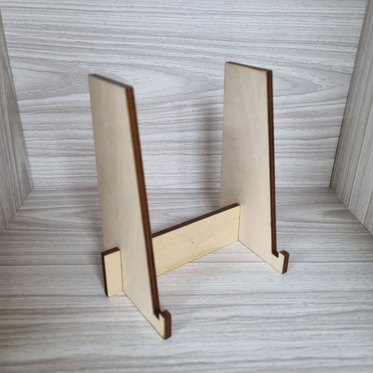 3mm 5mm Laser Cut Acrylic Wood Stand for Round Display Signage ...