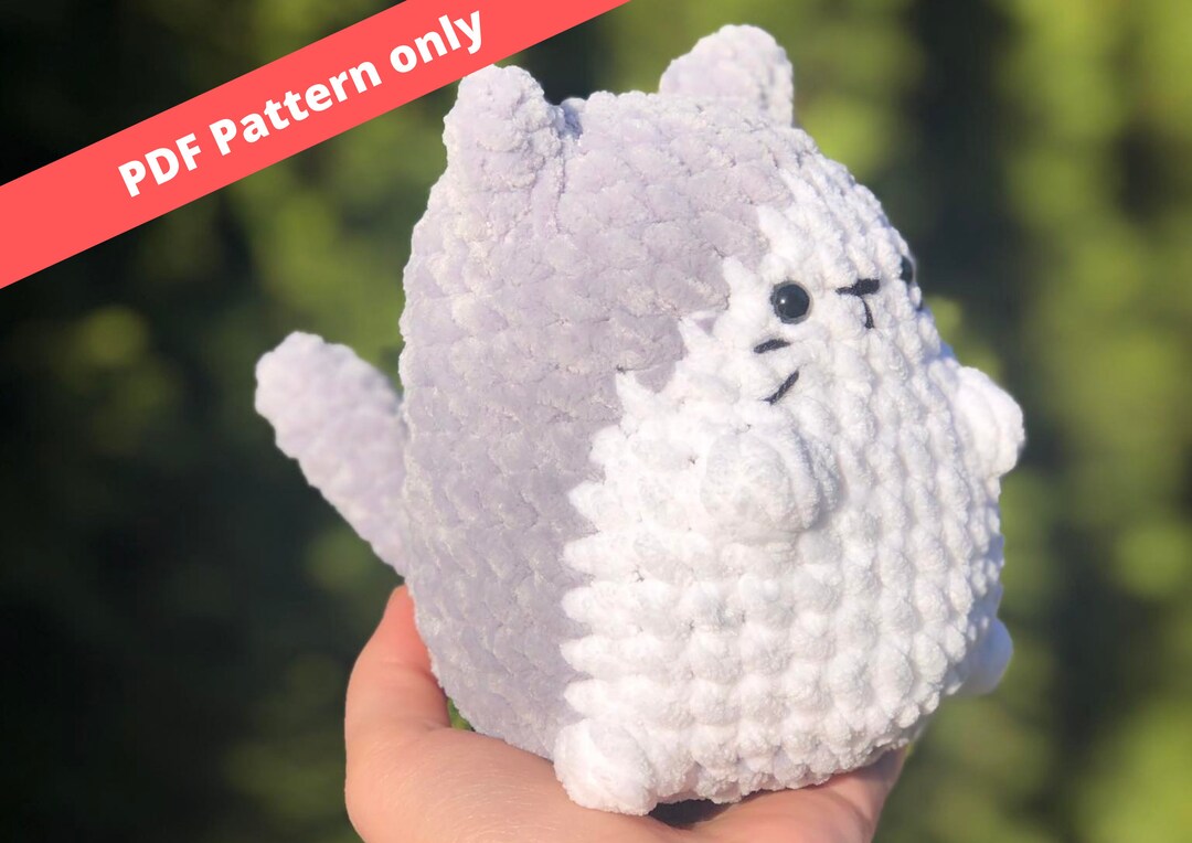 Chubby Cat Crochet Pattern (low-sew) - Etsy
