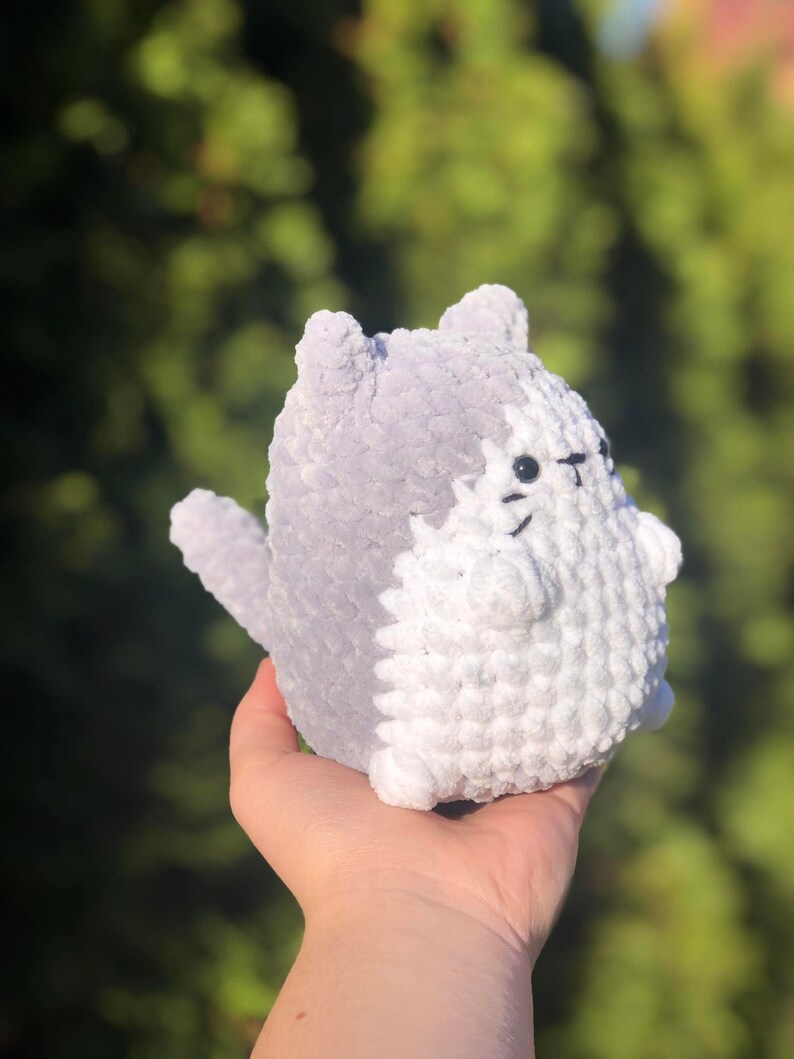 Chubby Cat Crochet Pattern (low-sew) - Etsy