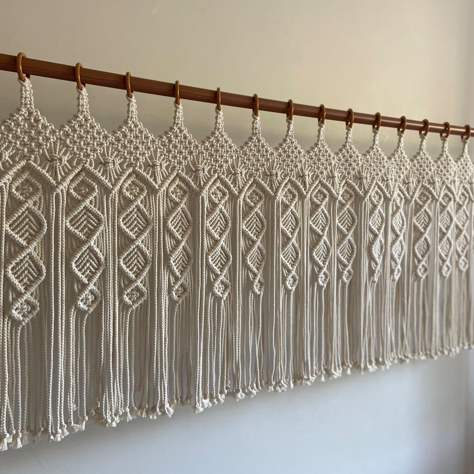 Macrame Curtain Macrame Window and Door Curtain Macrame - Etsy