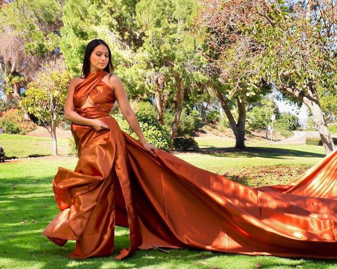 Long Flying Dress Flying Dress for Photoshoot Long Train Dress ...