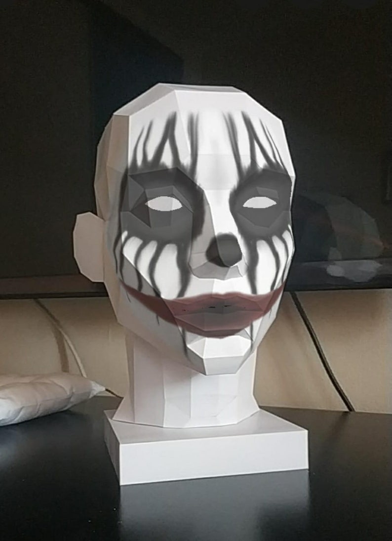 Low Poly Head. Asaro Head. Papercraft 3D - Etsy Canada