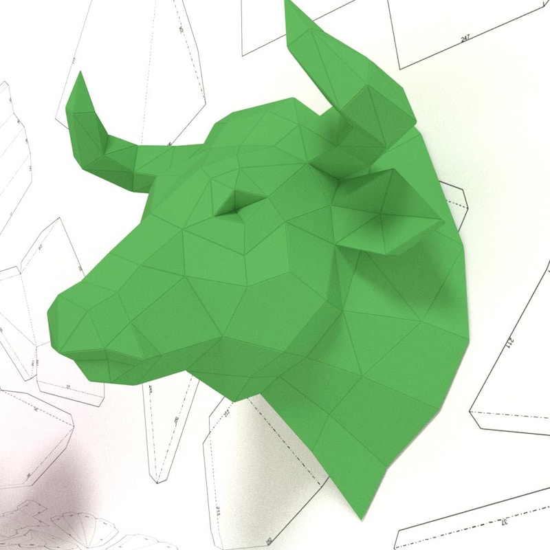 Bull Head Mask Pattern - Etsy