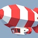 Dirigible Airship Blimp. Papercraft 3D DIY - Etsy