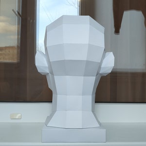 Low Poly Head. Papercraft 3D - Etsy