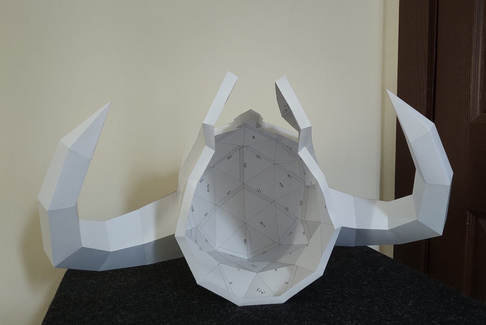 Viking Helmet With Horns. Papercraft 3D. Cosplay DIY - Etsy