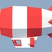 Dirigible Airship Blimp. Papercraft 3D DIY - Etsy