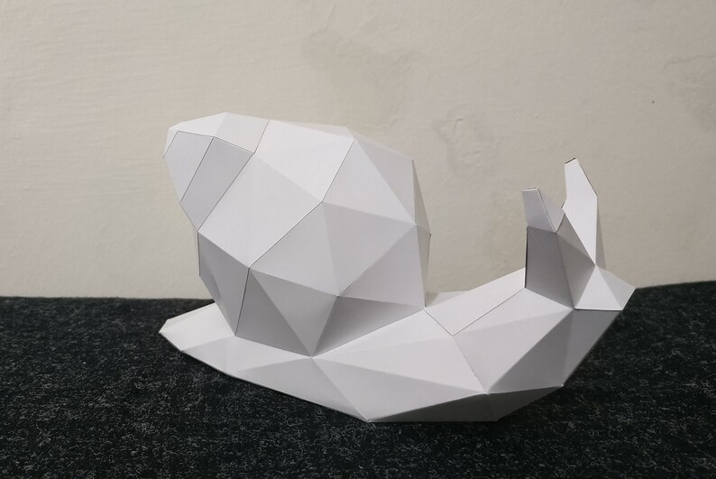 Snail 3D Origami Template, Origami, PDF Download DIY - Etsy