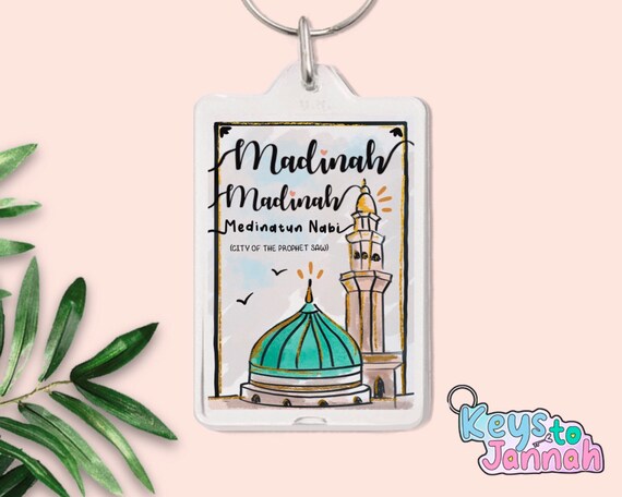 Madinah Keyring Medina Masjid Keychain Eid Gift Keyring - Etsy