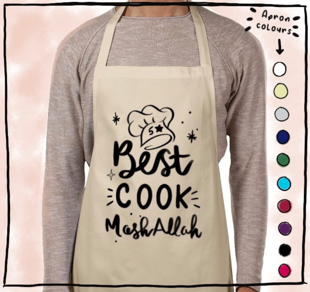 Organic Cotton Apron Islamic Apron Muslim Apron Islamic Gift Gift for ...