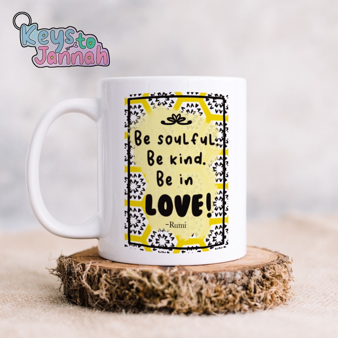 Rumi Quote Coffee Mug: Islamic Art, Muslim Gift - Etsy