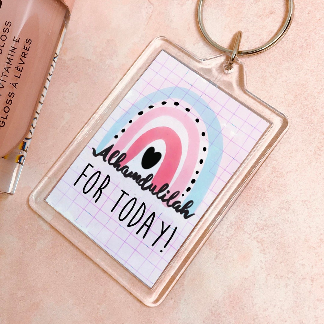 Eid Gift Keyring, Ramadan Gift, Islamic Gift, Muslim Keychain, Allah ...