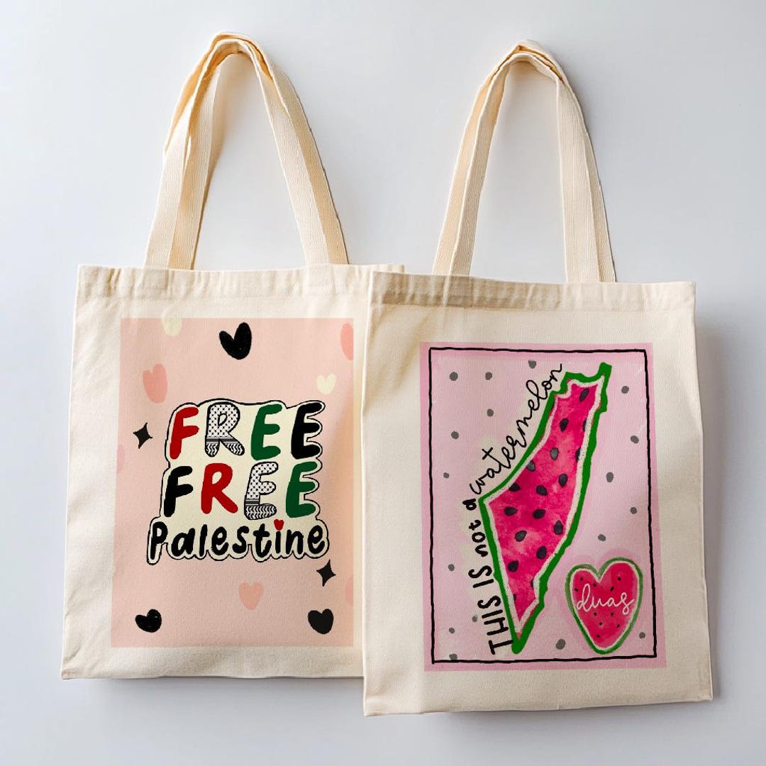 Free Free Palestine Shopping Bag Palestine Supporter Tote Bag Pro ...