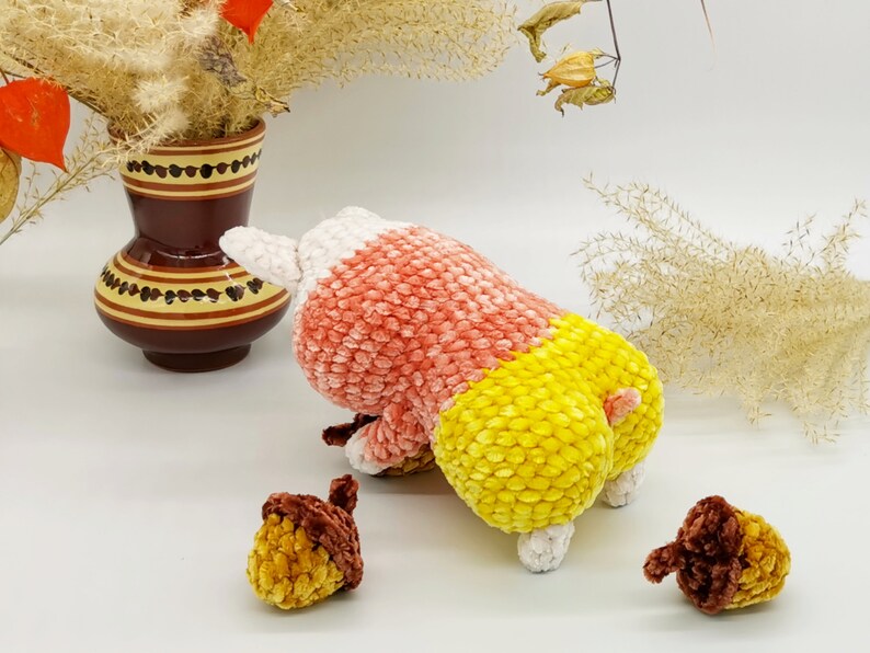 Crochet Pattern the Candy Corn Hamster Velvet Amigurumi Fluffy - Etsy