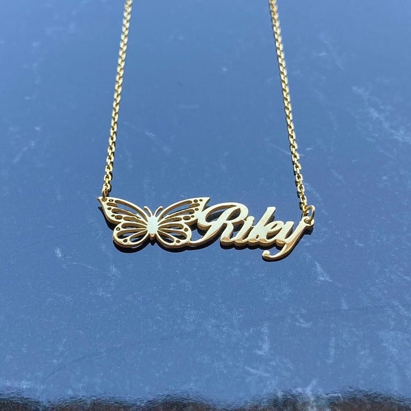 Butterfly Necklace - Etsy