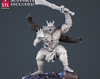 Stl Miniatures Genasi - Etsy