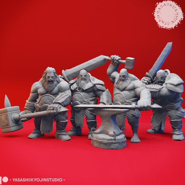 Fire Giants Miniature - Etsy