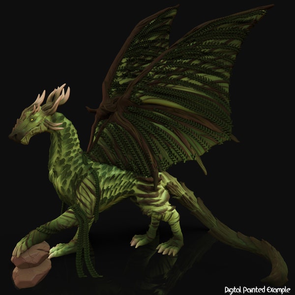 Miniature Forest Dragon - Etsy