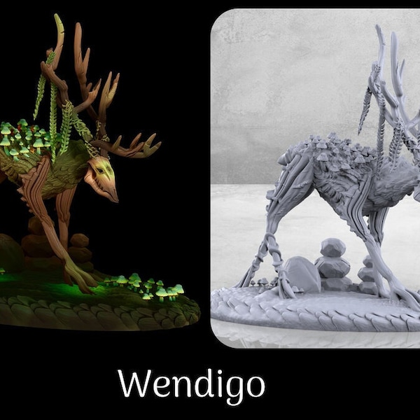 Deer Miniature - Etsy