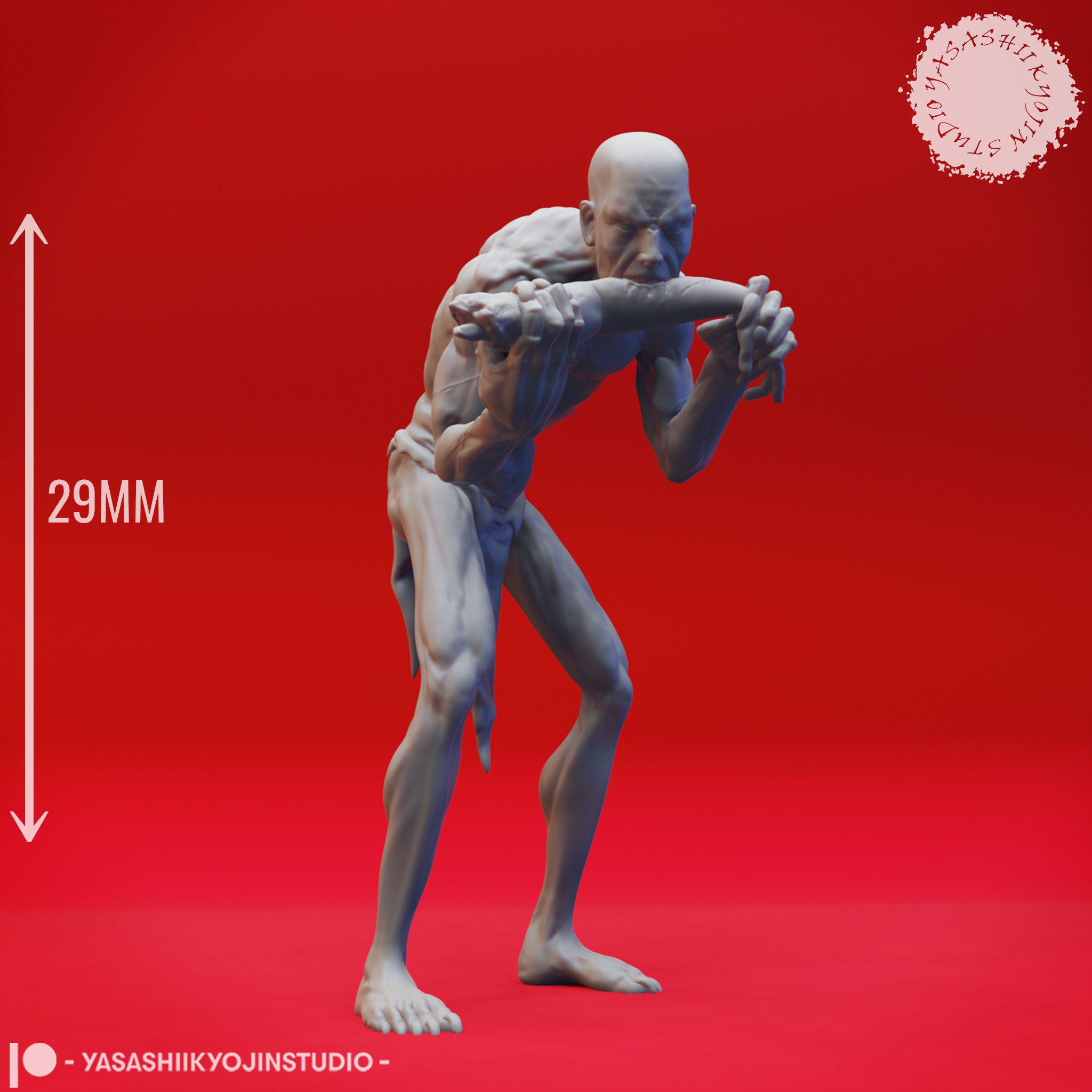 Ghoul Miniature Set | Ghoul Miniature Pack | for D&D 5e, Pathfinder and ...