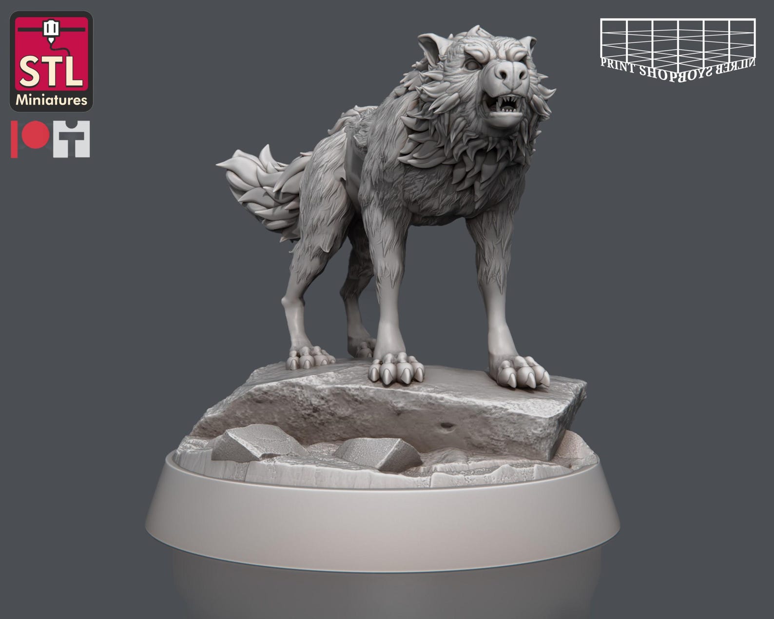 Wild Wolf Pack Miniature Set | Wolves Herd Figure Pack | Forest ...