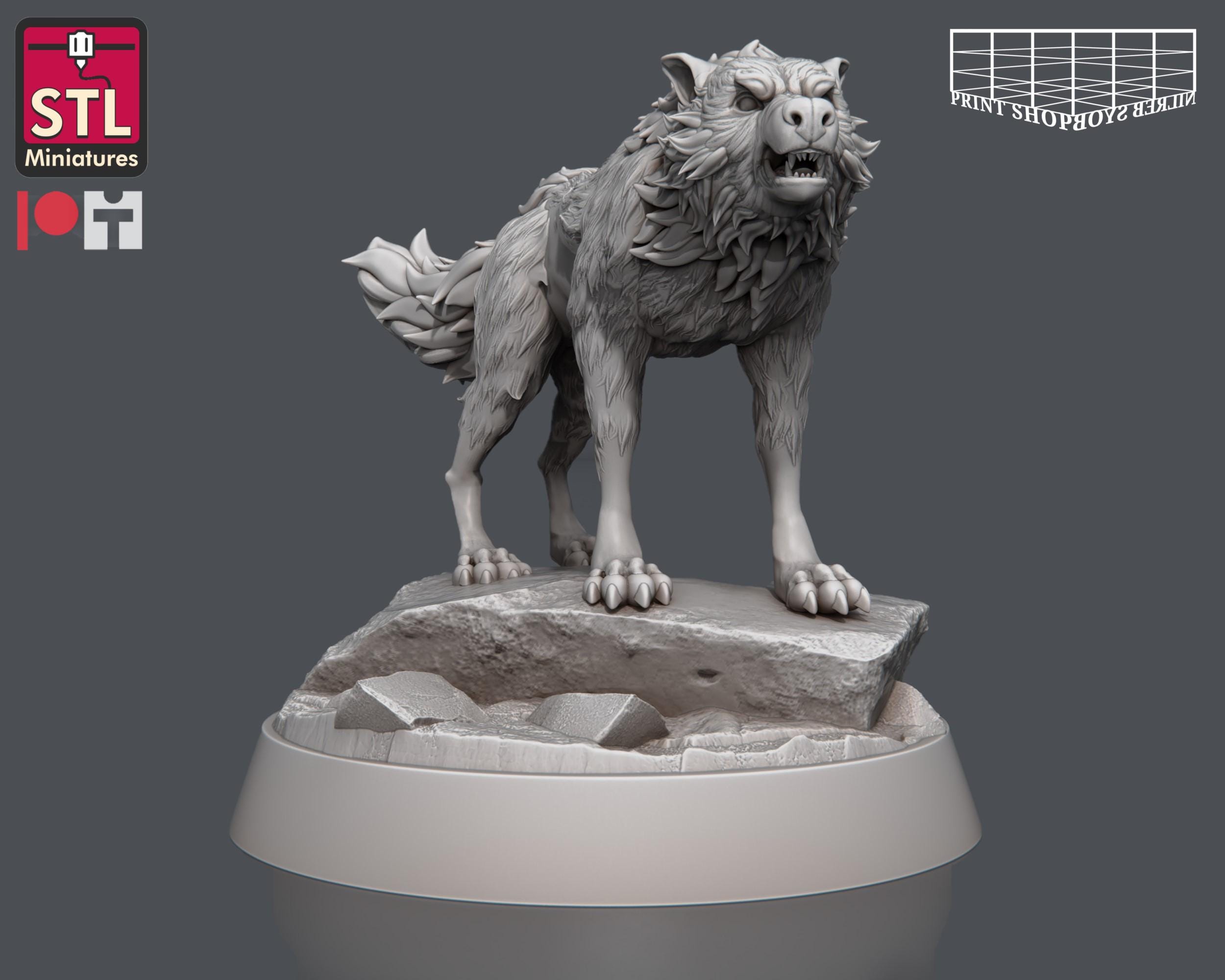 Wild Wolf Pack Miniature Set | Wolves Herd Figure Pack | Forest ...