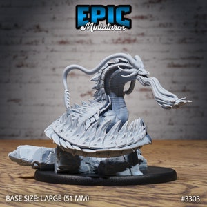 Sea Monster Miniature Set Sea Drake Deity Miniature Pack Encounter for ...