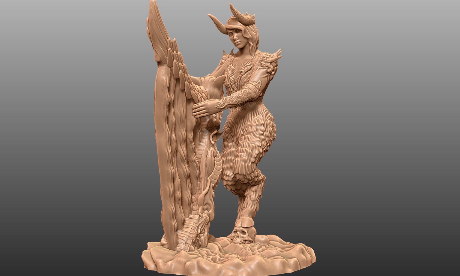 Female Satyr Miniature | Female Satyr Miniature | Tabletop Rpgs Like D ...