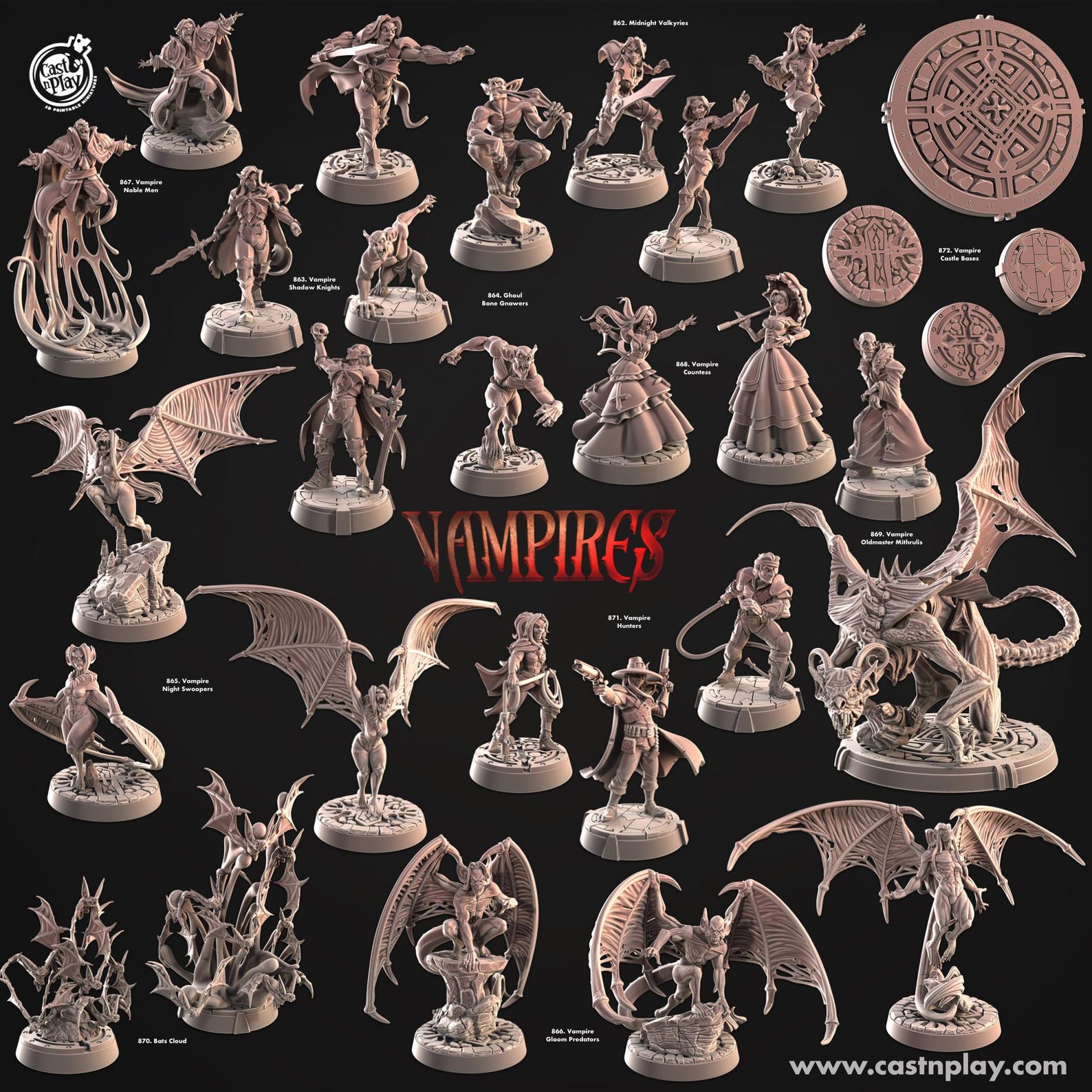 Creepy Bat Swarm Miniature | Bats Cloud Miniature | Cave Encounter ...