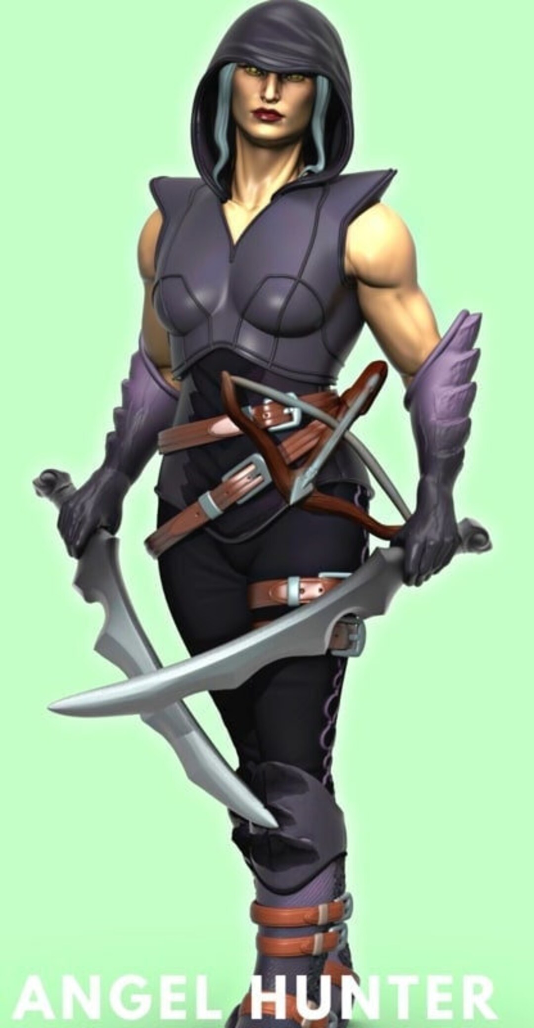 Rogue Miniature Female Human Rogue Miniature Heroic Character Tabletop ...