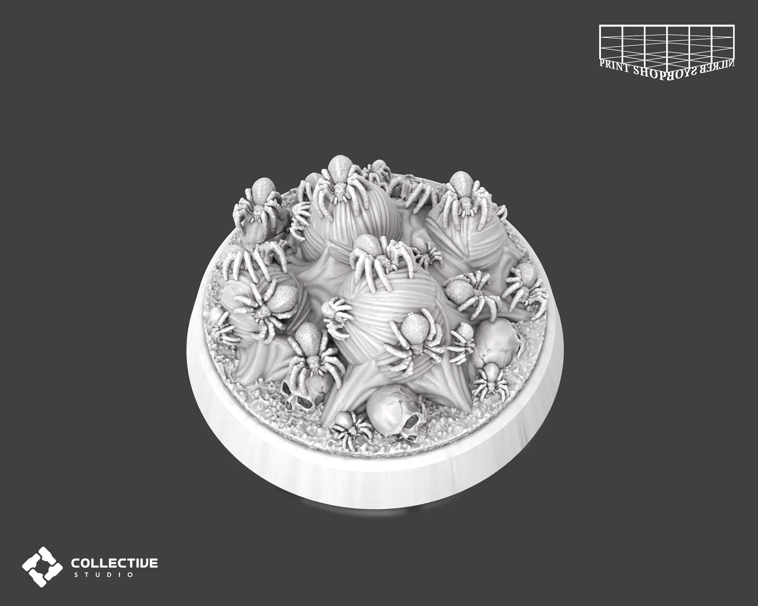 Spider Swarm Miniature | Swarm of Arachnids Figure | Monsters | Small ...