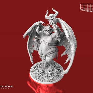 Demon Prince of Undeath Miniature | Orcus the Lord of Bones Figure ...
