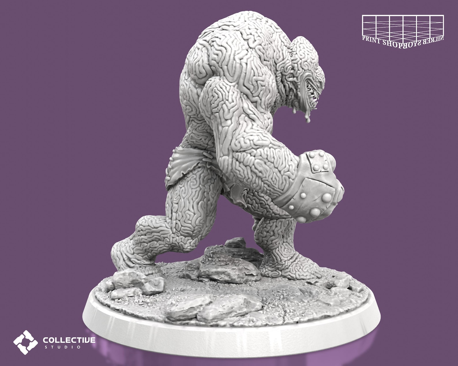 Servant of the Elder Brain Miniature | Brain Golem Figure | Monsters ...