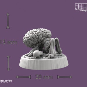 Intellect Devourer Miniature Set | Walking Brains Figure Pack ...
