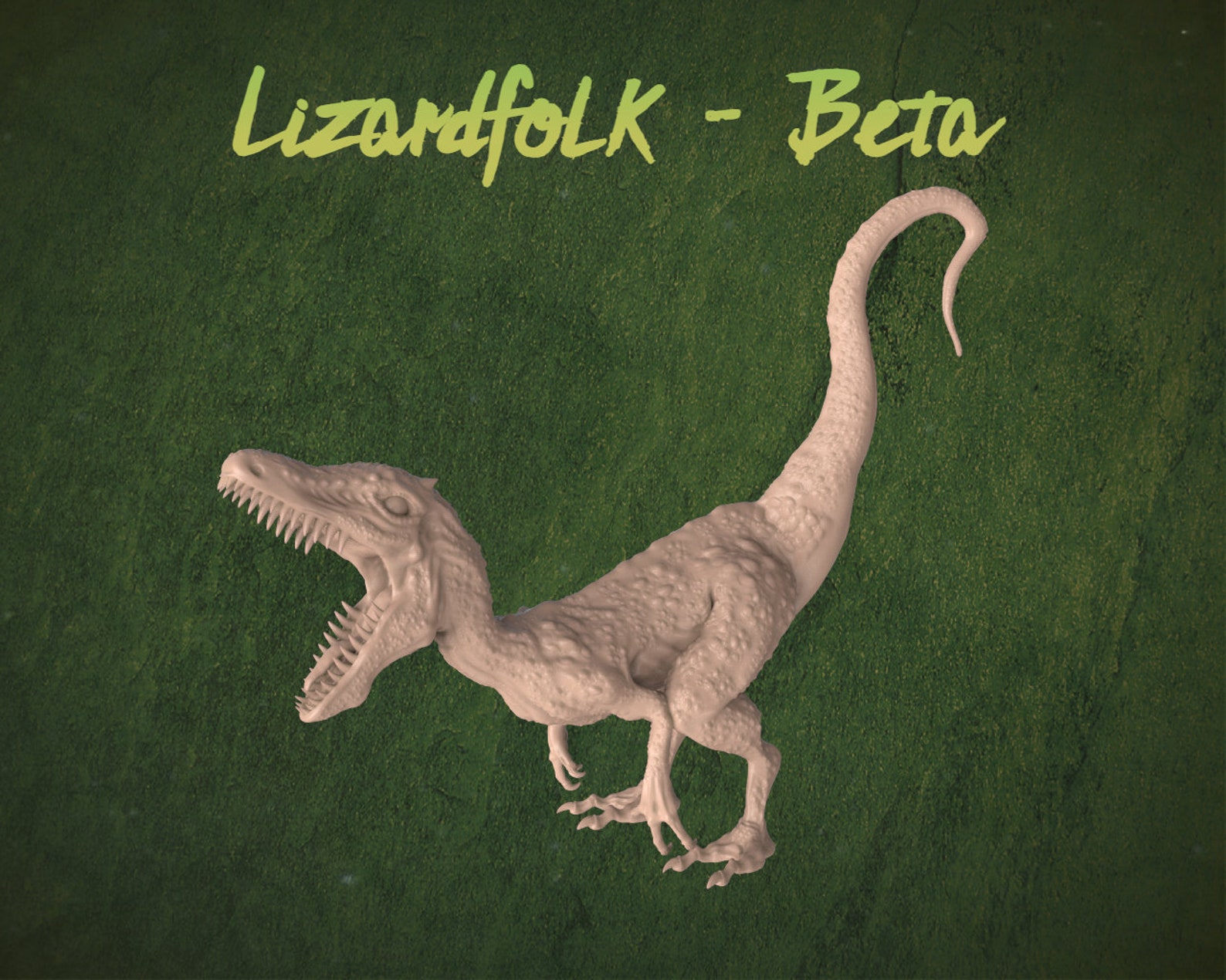 Raptor Gamma Miniature | Velociraptor Miniature | for D&D 5e ...