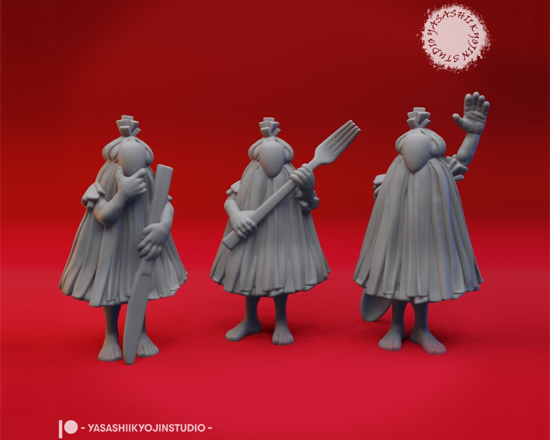 House Ghosts Miniature Set Tiny Elemental Spirit Miniature Pack for D&D ...