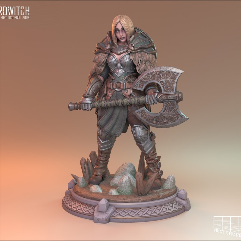 Female Axe Figure - Etsy