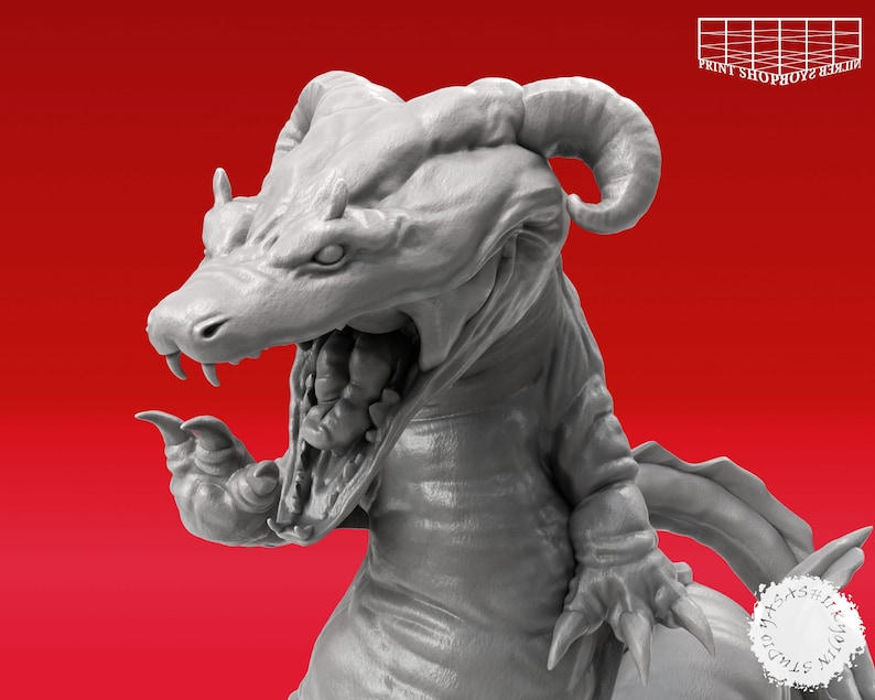 Behir Miniature for D&D 5e Pathfinder and Other Rpg's - Etsy