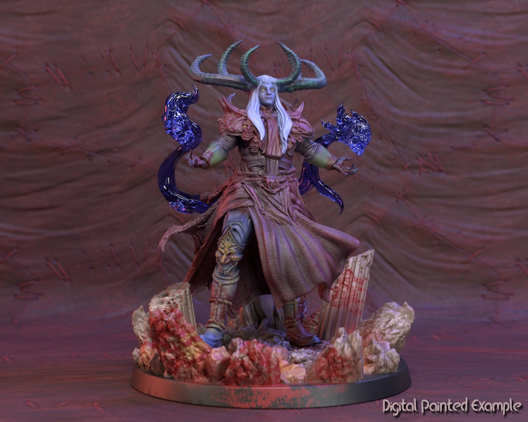 Fallen Angel Miniature | Lucifer Miniature | for D&D 5e, Pathfinder and ...