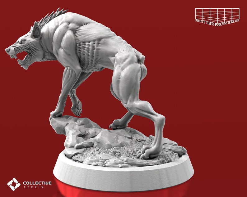 Hellhound Miniature | Hellhound Figure | Medium Monsters | Underworld ...