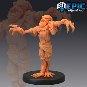 Angry Scarecrow Miniature | Scarecrow Angry Miniature | for D&D 5e ...