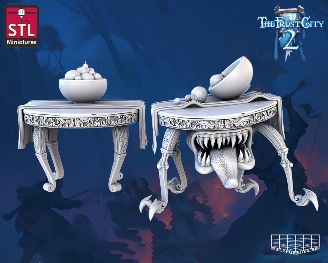 Table Mimic Miniature Set Living Table Figure Pack Tabletop Diorama ...