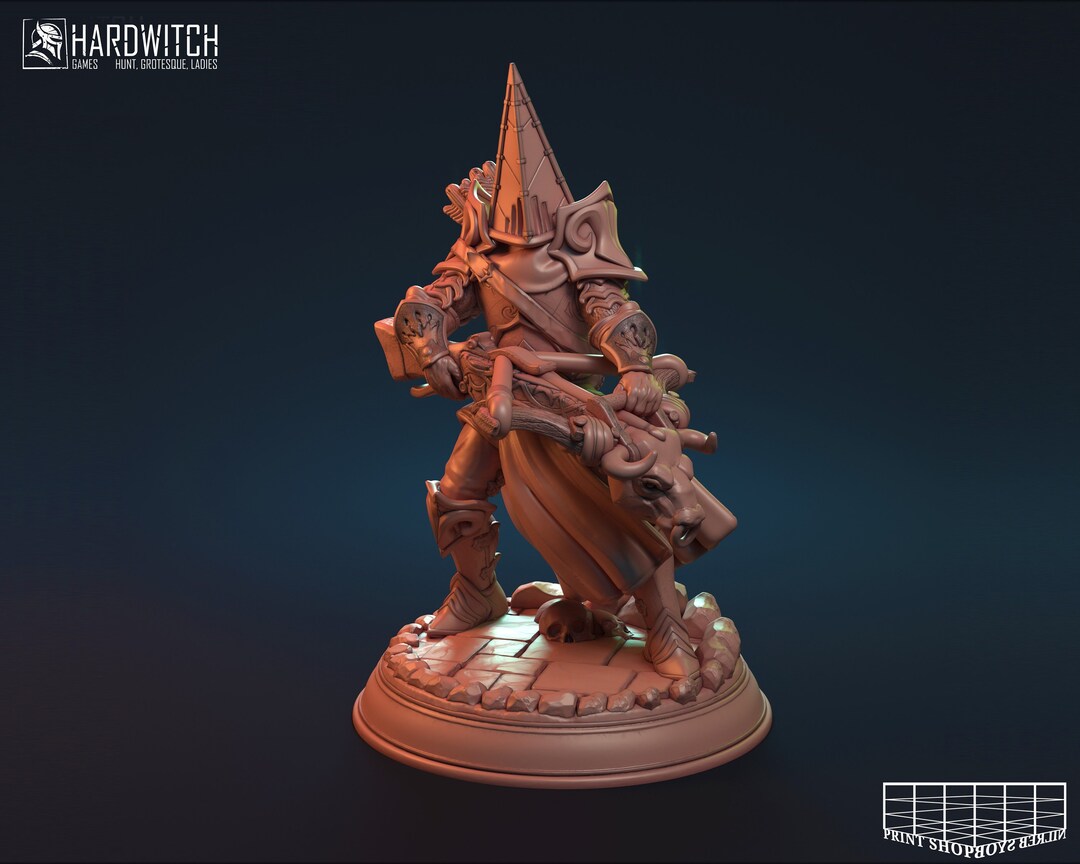 Mysterious Ranged Fighter Gayan Miniature Pyramid Head With Heavy ...