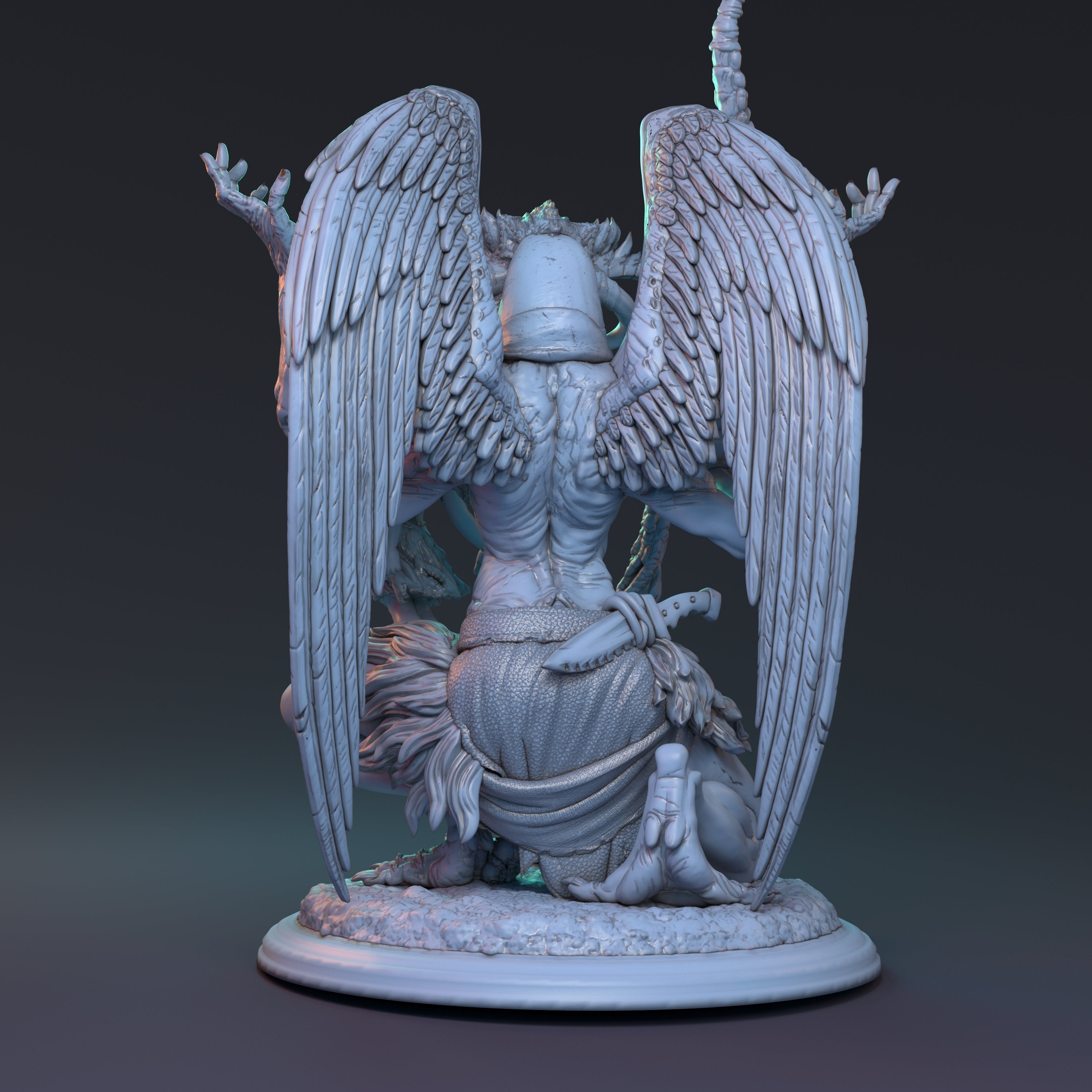 Man-eating Demon Miniature | Lord of the Underworld Figure | for D&D 5e ...