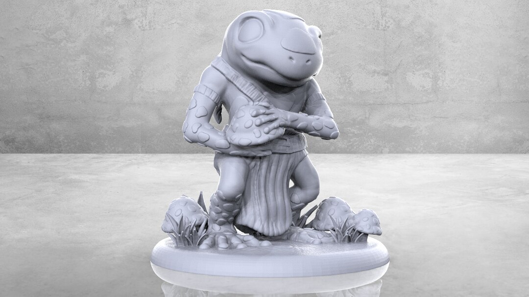 Frog People Miniature | Frogfolk Miniature | Tabletop Rpgs Like D&D or ...